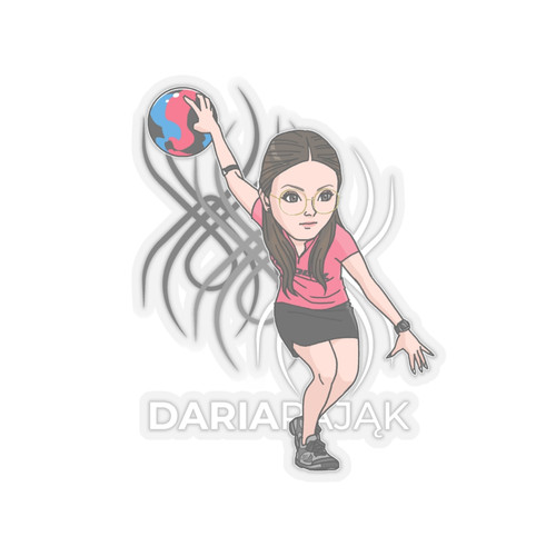 Cartoon Daria Bowling Sticker | Daria Pajak