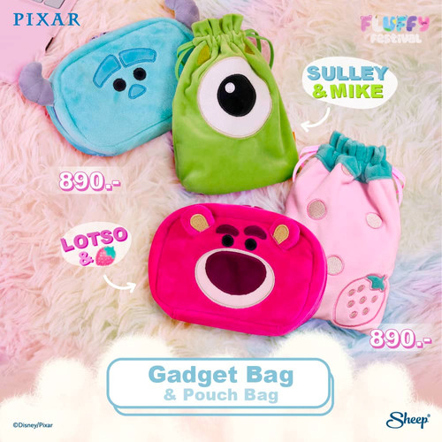 Sheep Gadget Bag - Fluffy Festival Collection | applesheepth