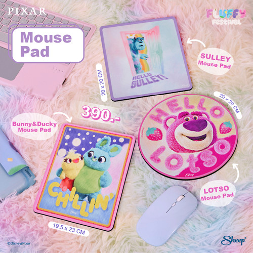 Sheep Mousepad - Fluffy Festival Collection | applesheepth