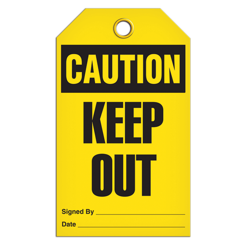 Caution Tag - Keep Out | wholesale-safety