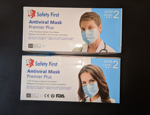 ASTM Level 2 Face Masks Sold 500 / Case | wholesale-safety