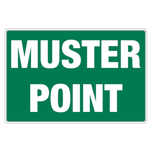 Muster Point Sign | wholesale-safety