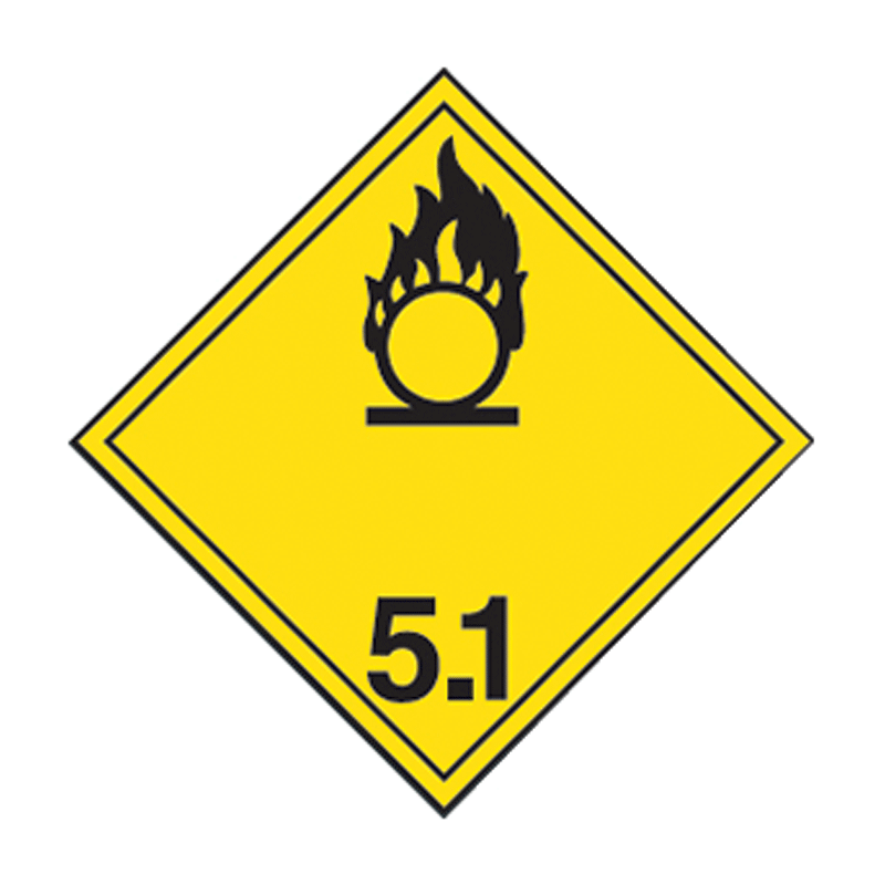 TDG Labels - Class 5.1 - 2 Materials | wholesale-safety