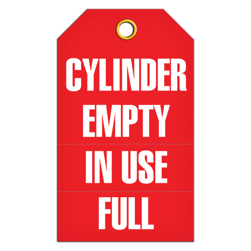 Inspection Tag - Cylinder Empty in Use Ful | wholesale-safety