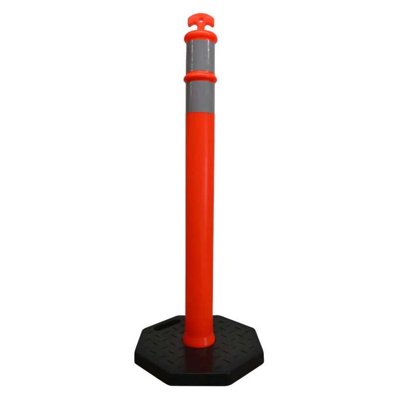DELINEATOR POST (CANDLE STICK) WITH BASE | wholesale-safety