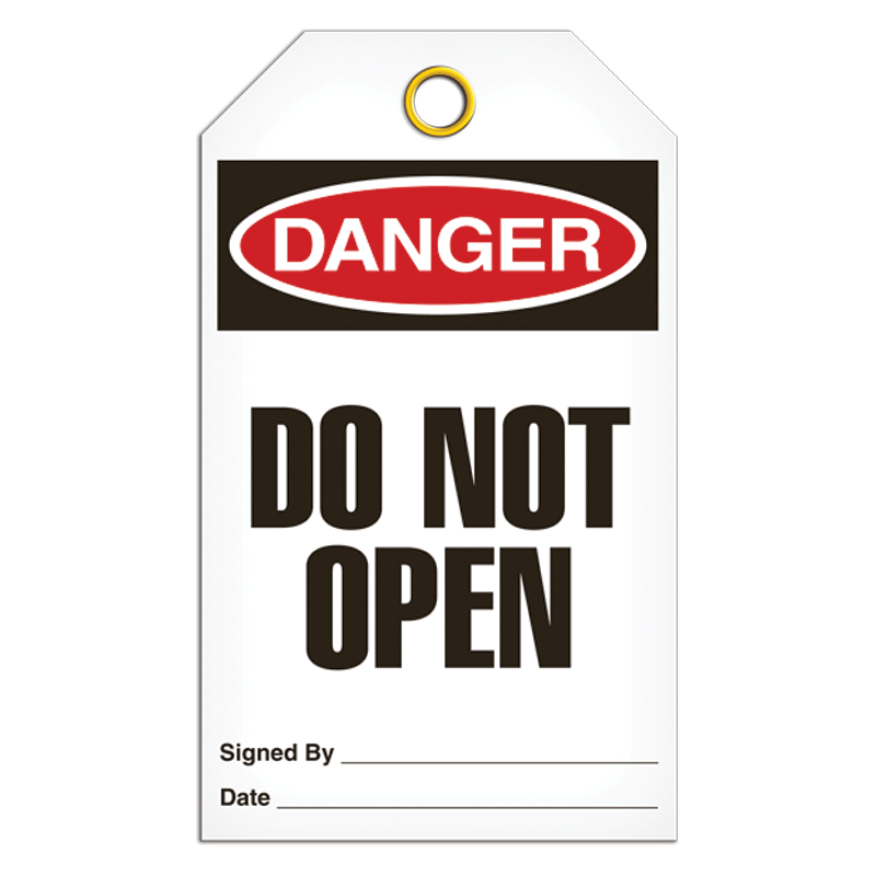 Safety Danger Tags | Ontario | Canada | Wholesale Safety Labels