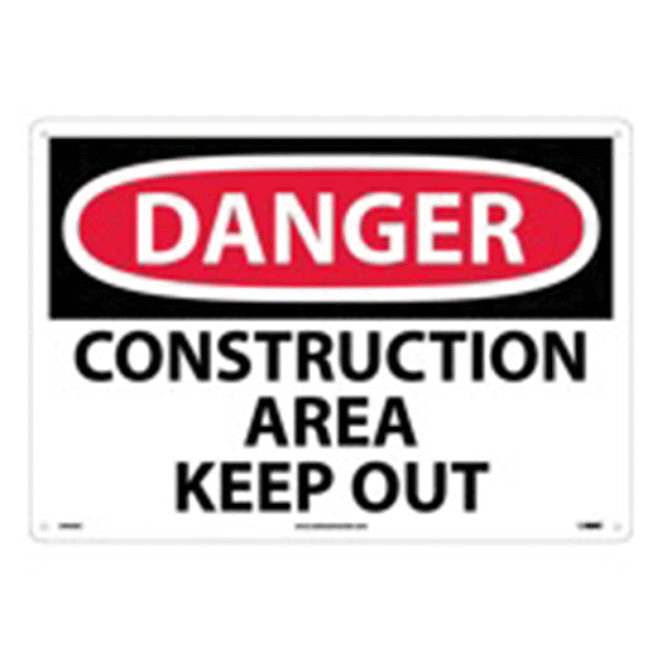 Large Safety Signs - Danger Construction Area Keep Out | wholesale-safety