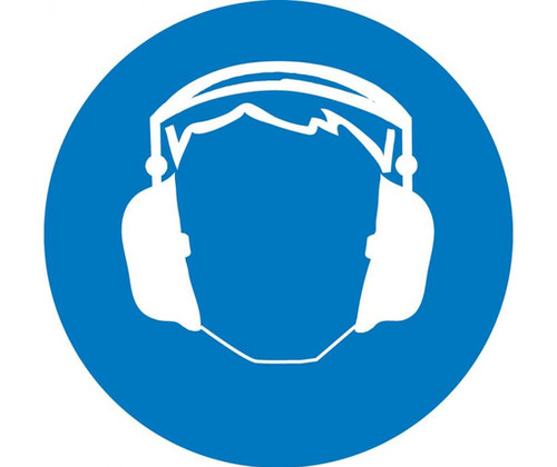 ISO Safety Label Wear Hearing Protection Pictogram | wholesale-safety
