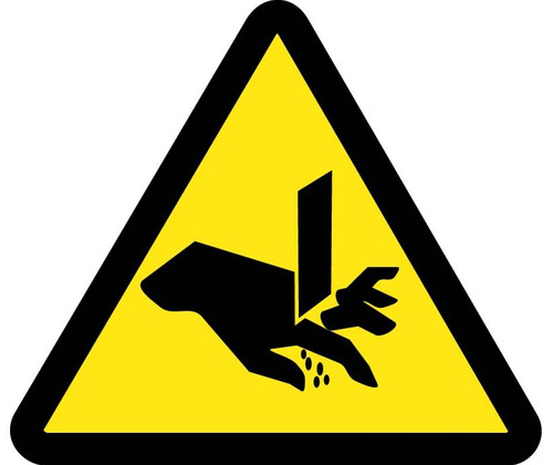 ISO Safety Label Cut or Sever Hazard Pictogram | wholesale-safety