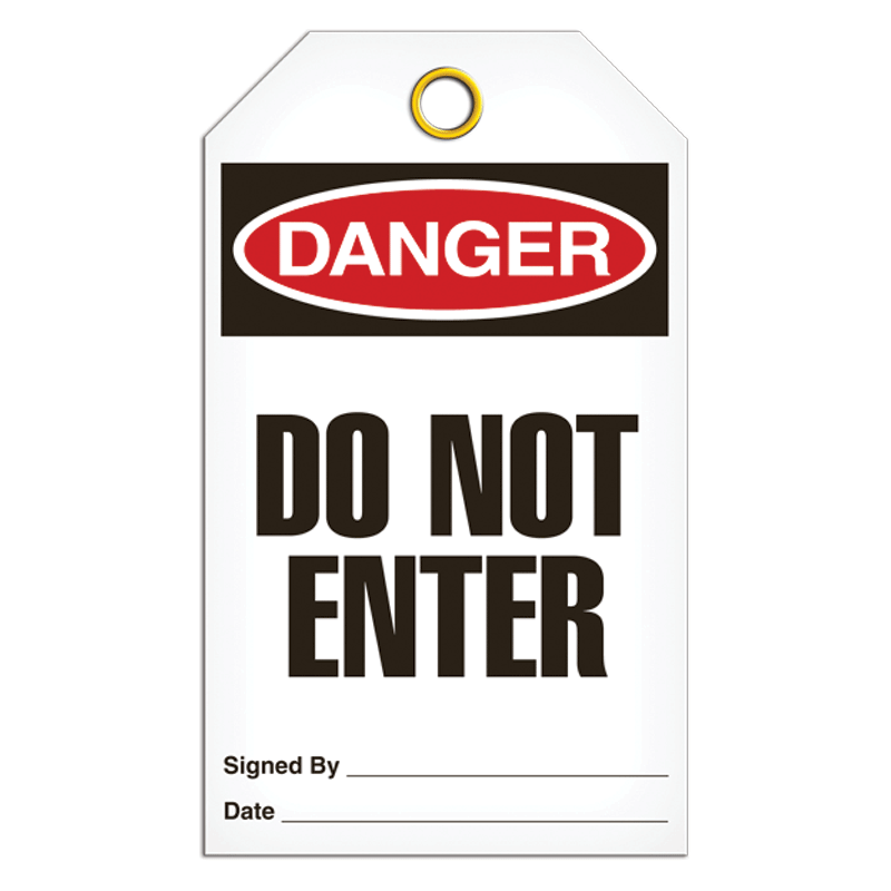 Danger Tag - Do Not Enter | wholesale-safety