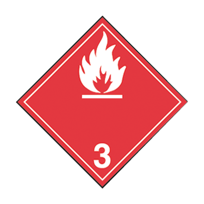 TDG Labels - Class 3 - 2 Materials | wholesale-safety