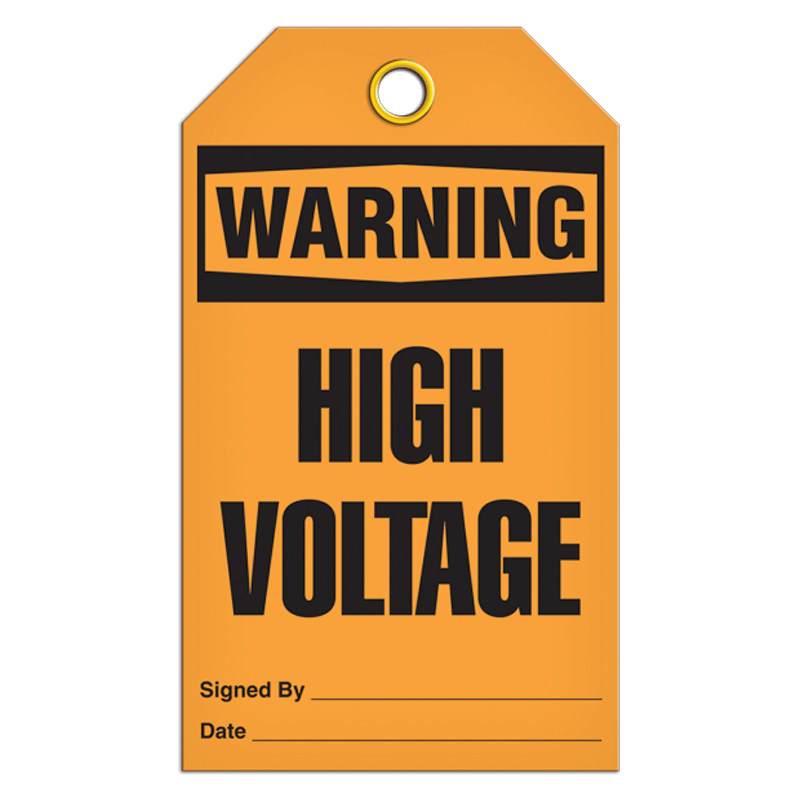 Warning Tag - High Voltage | wholesale-safety