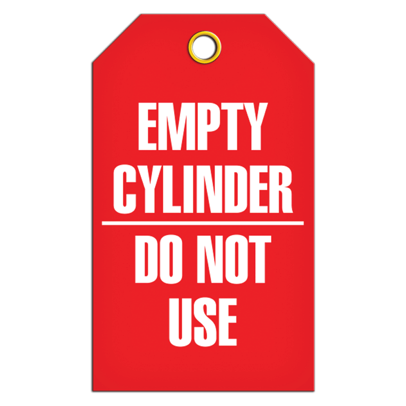 Inspection Tag - Empty Cylinder | wholesale-safety