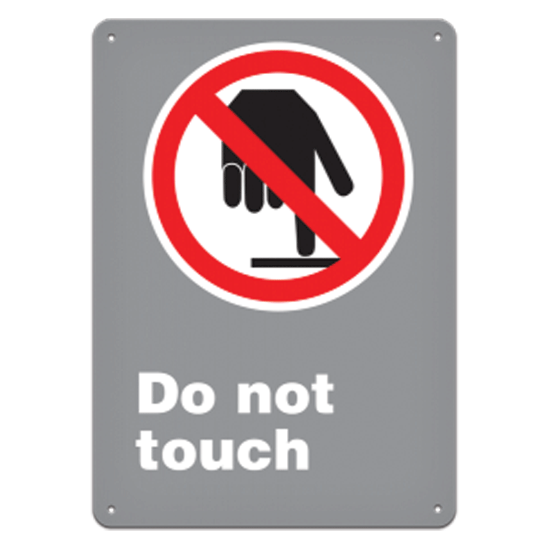 CSA Safety Signs Do not touch | wholesale-safety