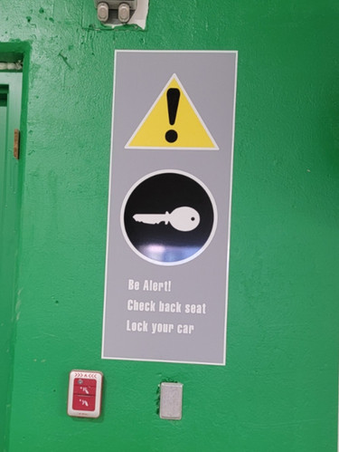 CSA Be Alert Parking Signs | wholesale-safety