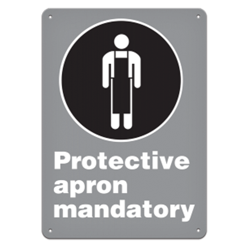 CSA Safety Signs protective apron mandatory | wholesale-safety