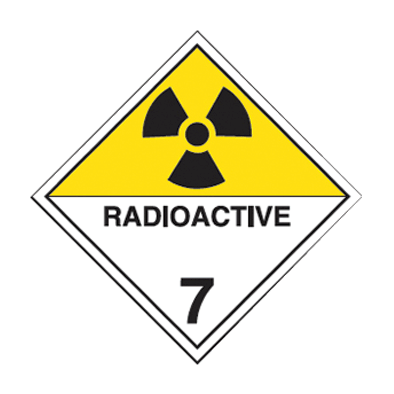 TDG Placard - Class 7 - 3 Materials | wholesale-safety