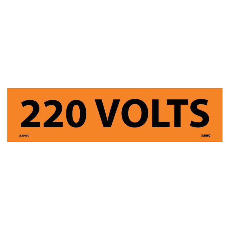 Voltage & Conduit Markers: 120 Volts 25/Pack | wholesale-safety