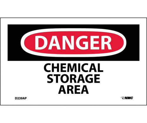 Danger Chemical Storage Area Labels | wholesale-safety