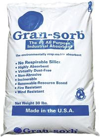 GRAN-SORB Environmentally Friendly Oil Absorbent | wholesale-safety