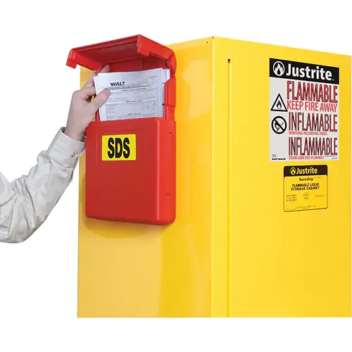 Justrite SDS Document Storage Boxes | wholesale-safety