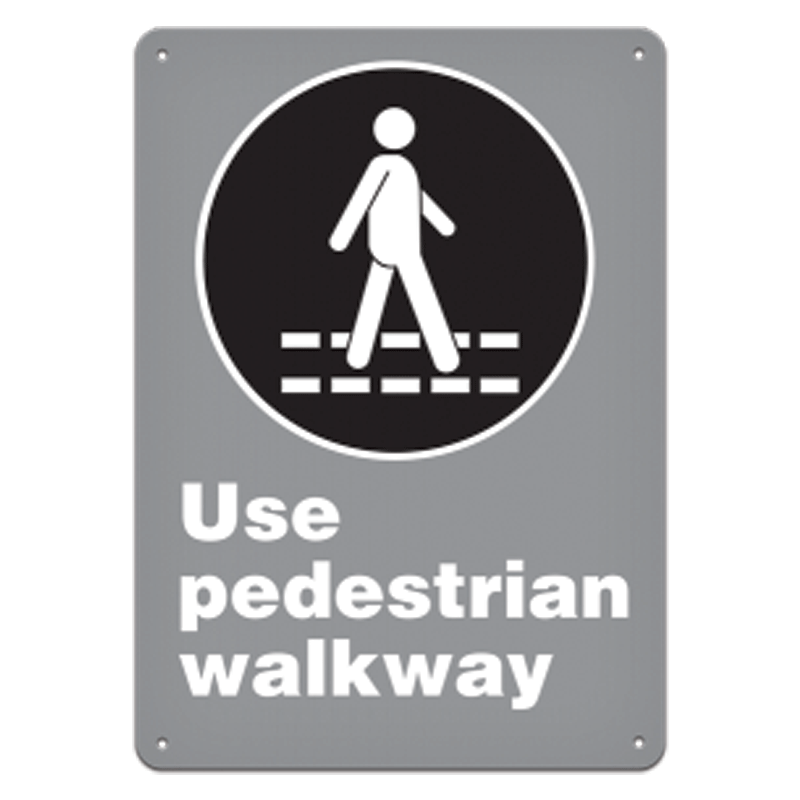 CSA Safety Signs use pedestrian walkway | wholesale-safety