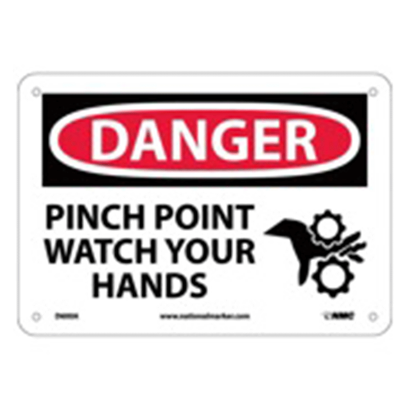 Danger Signs: Pinch Point Watch Your Hands (With Graphic) | wholesale ...