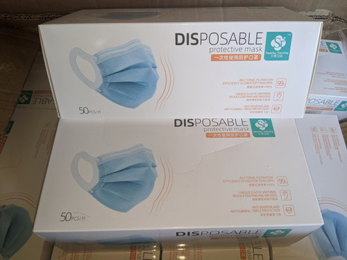 3 Ply 99% BFE Masks Sold 500 / Case | wholesale-safety