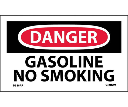 Danger Gasoline No Smoking Labels | wholesale-safety