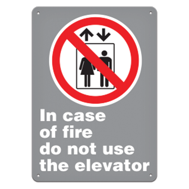 CSA Safety Signs In Case of Fire do not use the El | wholesale-safety