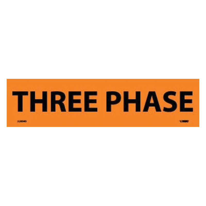 Voltage & Conduit Markers: Three Phase 25/Pack | wholesale-safety