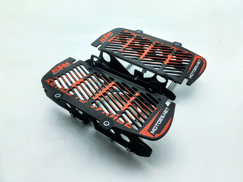 KTM RADIATOR GUARD BLACK 2T/4T 2020-2023 MODEL | Motoes