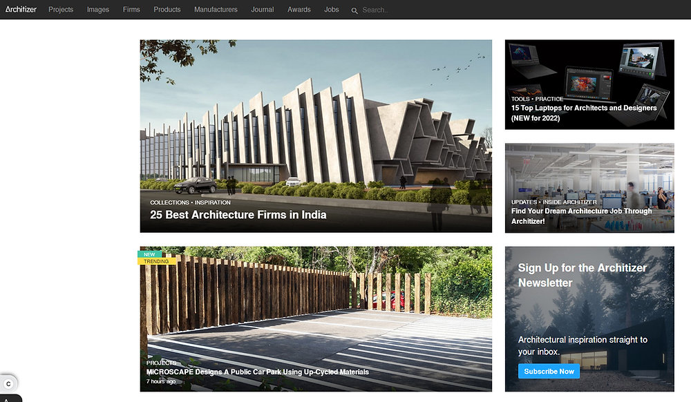 Architizer on Journal