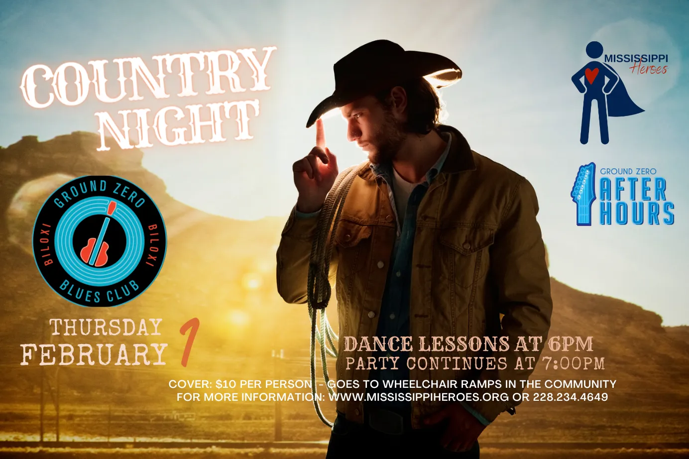 Country Night | Ground Zero Biloxi
