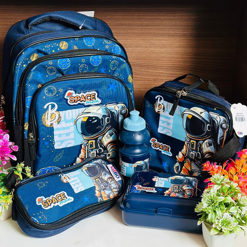 Back to school complete kids' hamper with Bag, Bottle, Pouch, Lunch bag ...