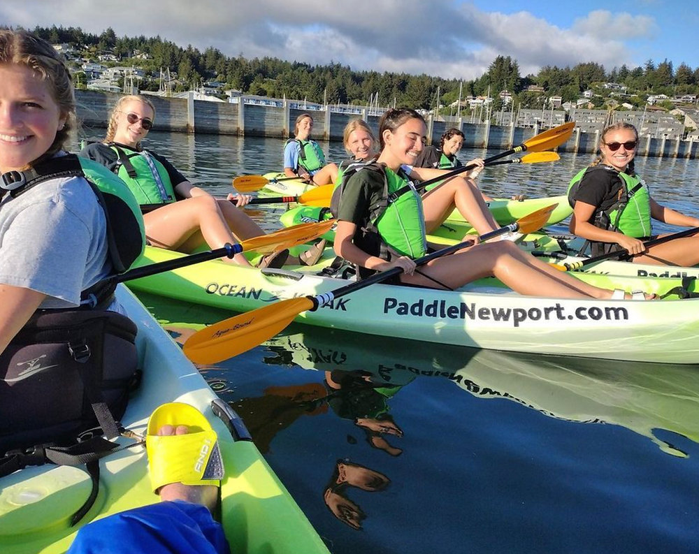kayak tours in Newport