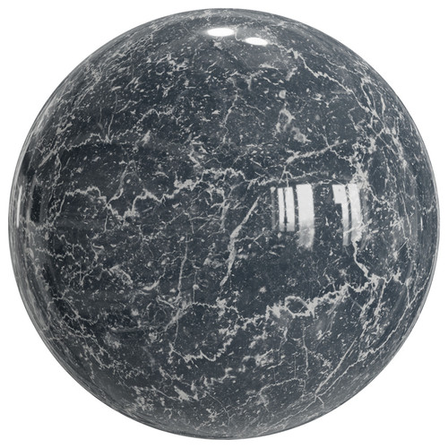 Carbon Marble Saturn Blue Panel 67 | Decobite