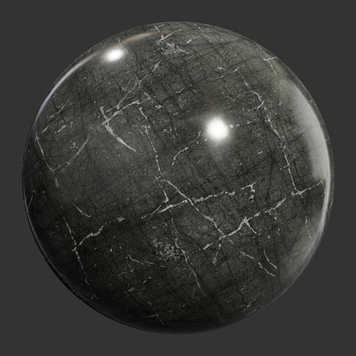 Carbon Grigio Intenso Marble Black Panel 10 | Decobite