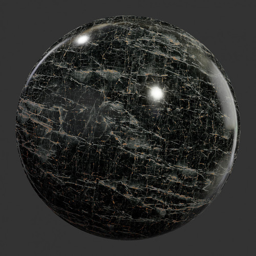 Carbon Noir Saint Laurent Marble Panel 14 | Decobite