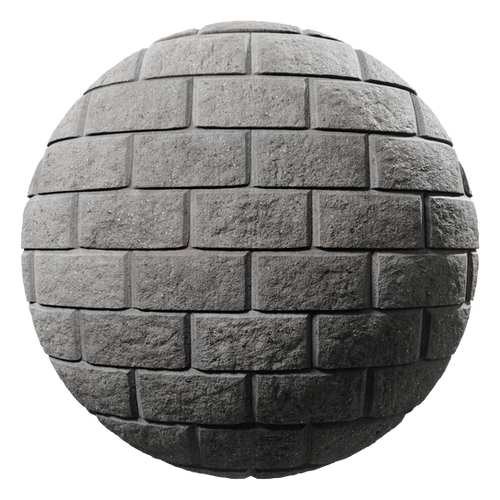 Carbon Concrete Brick Blocks Chamfer Panel 62 | Decobite