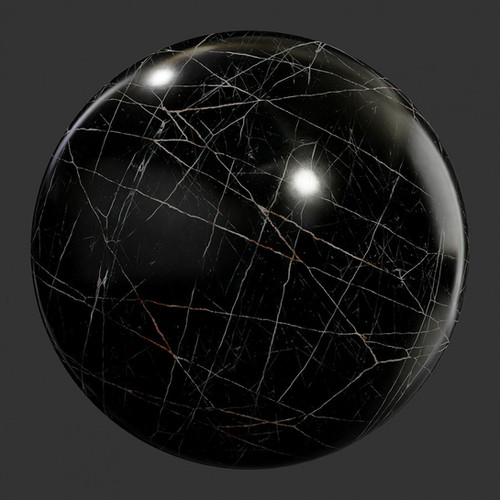 Carbon Atlantis Marble Black Panel 1 | Decobite