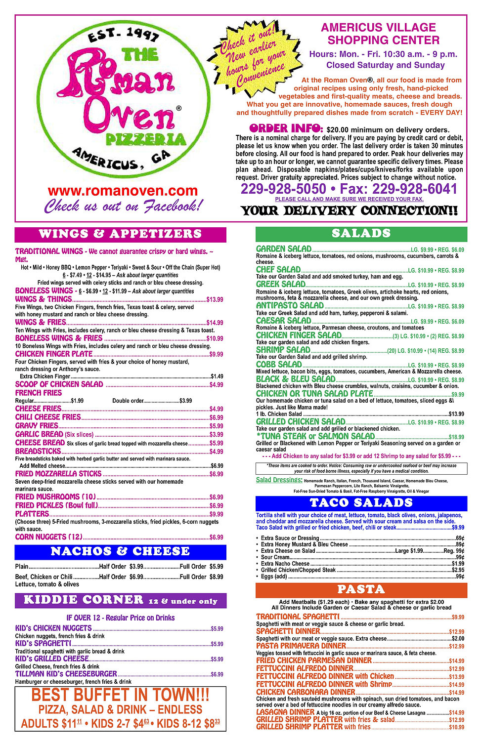 The Roman Oven Pizzeria