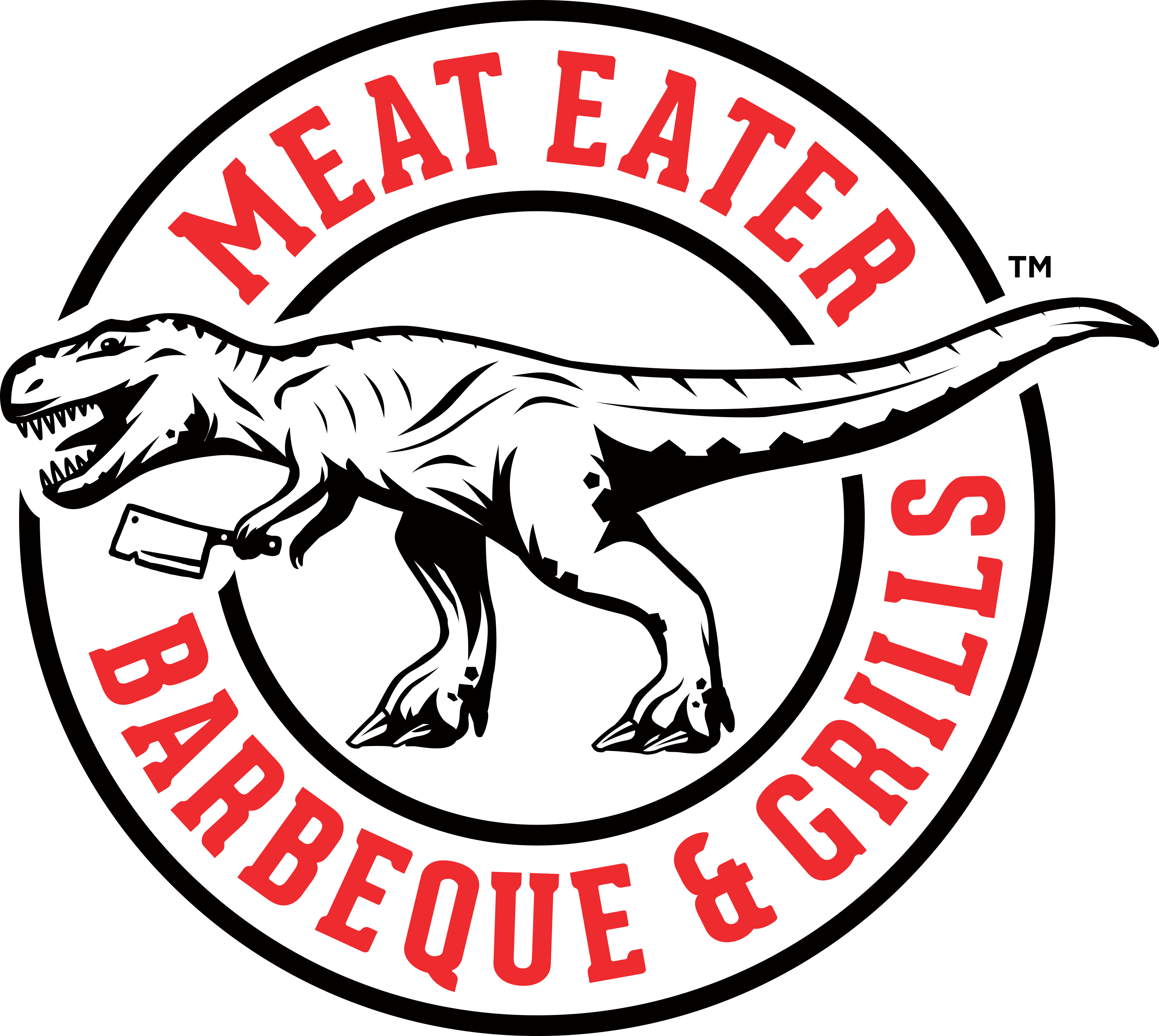 Meat Eater Logo Carnotaurus Skull Sticker | Dinosaurs