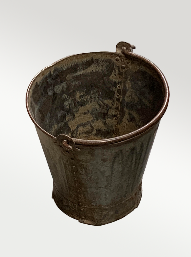 Iron Bucket [30204] | Old World Antieks