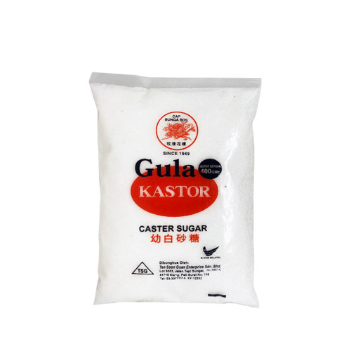 GULA KASTOR CAP BUNGA ROS / CASTER SUGAR 细砂糖 400G | H&S Grocery