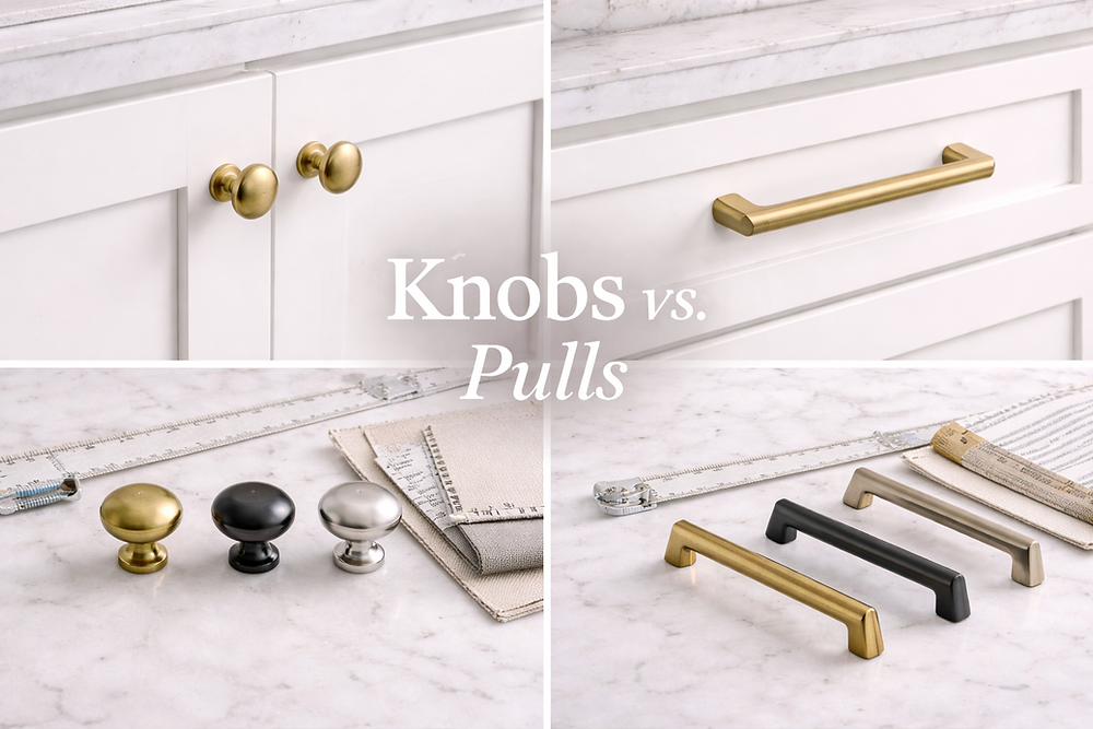 Knobs vs. Pulls: How to Choose the Right Cabinet Hardware