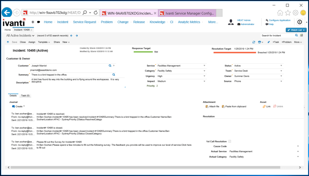MIGRATING FROM HEAT CLASSIC TO IVANTI SERVICE MANAGER