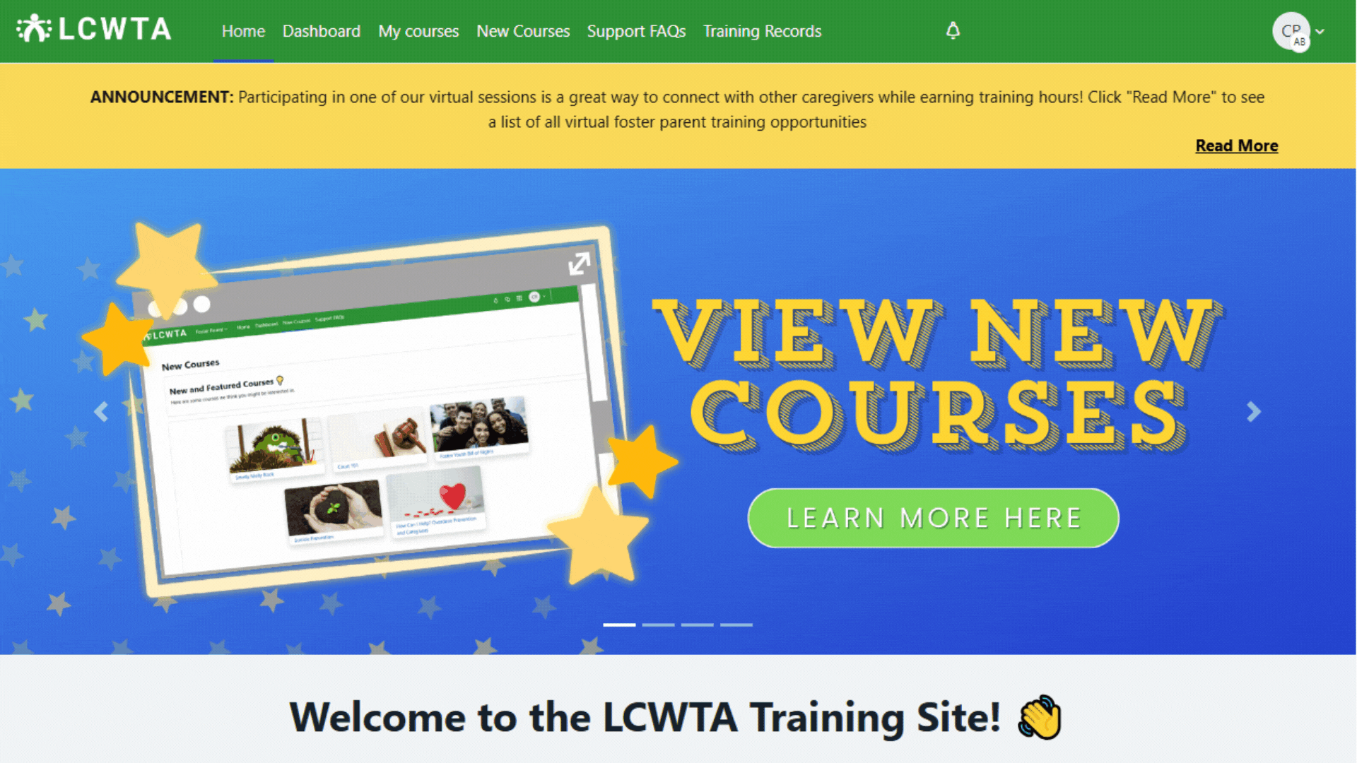 LCWTA LMS Update: Viewing Training Records