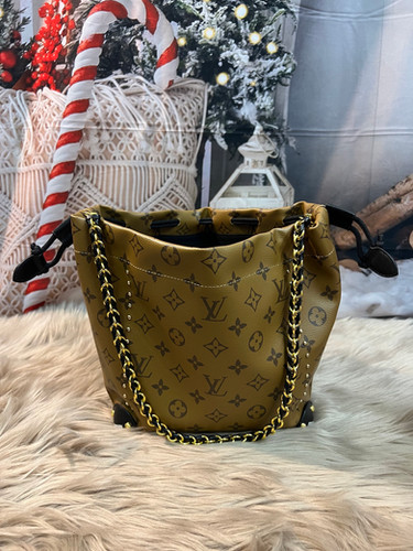LV Reverse Mono Bucket | Southern Classy Gals