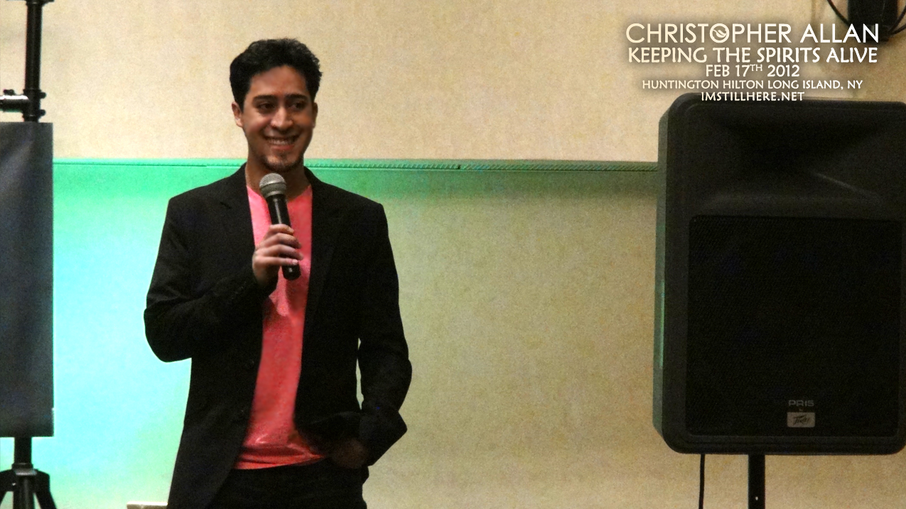 Christopher Allan Psychic Medium -Events